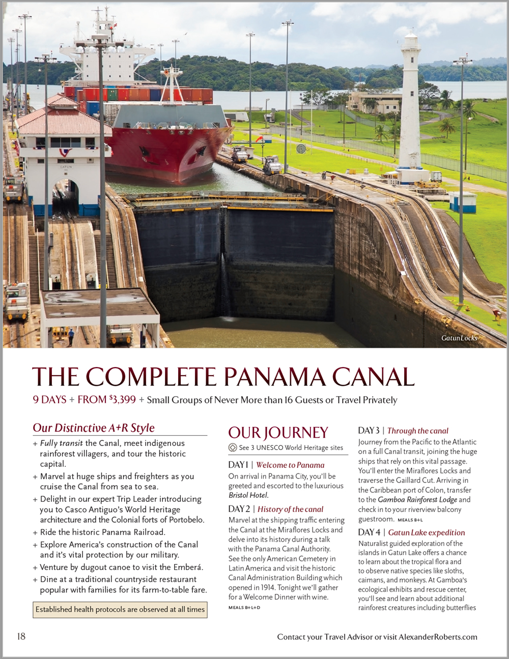 Panama Canal Tours | Panama Canal Vacation | Alexander + Roberts